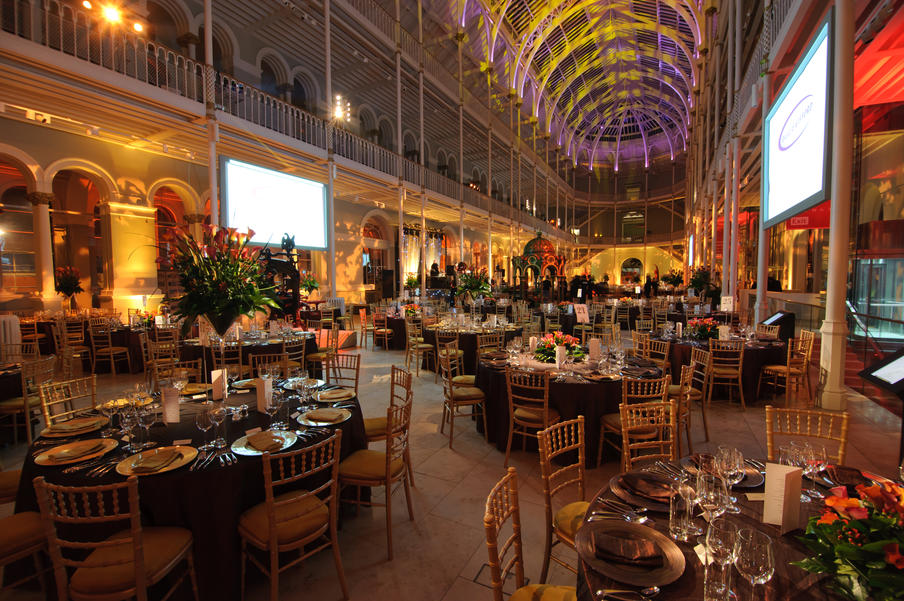 Dining in the Grand Gallery - National Museums Scotland - Meeting Edinburgh